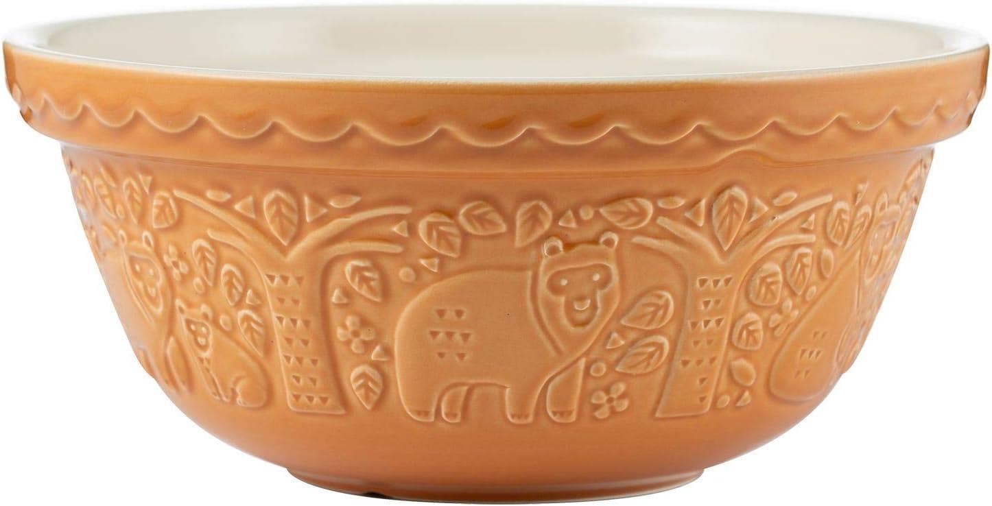 Mason Cash in The Forest 24 cm Ochre Mixing Bowl