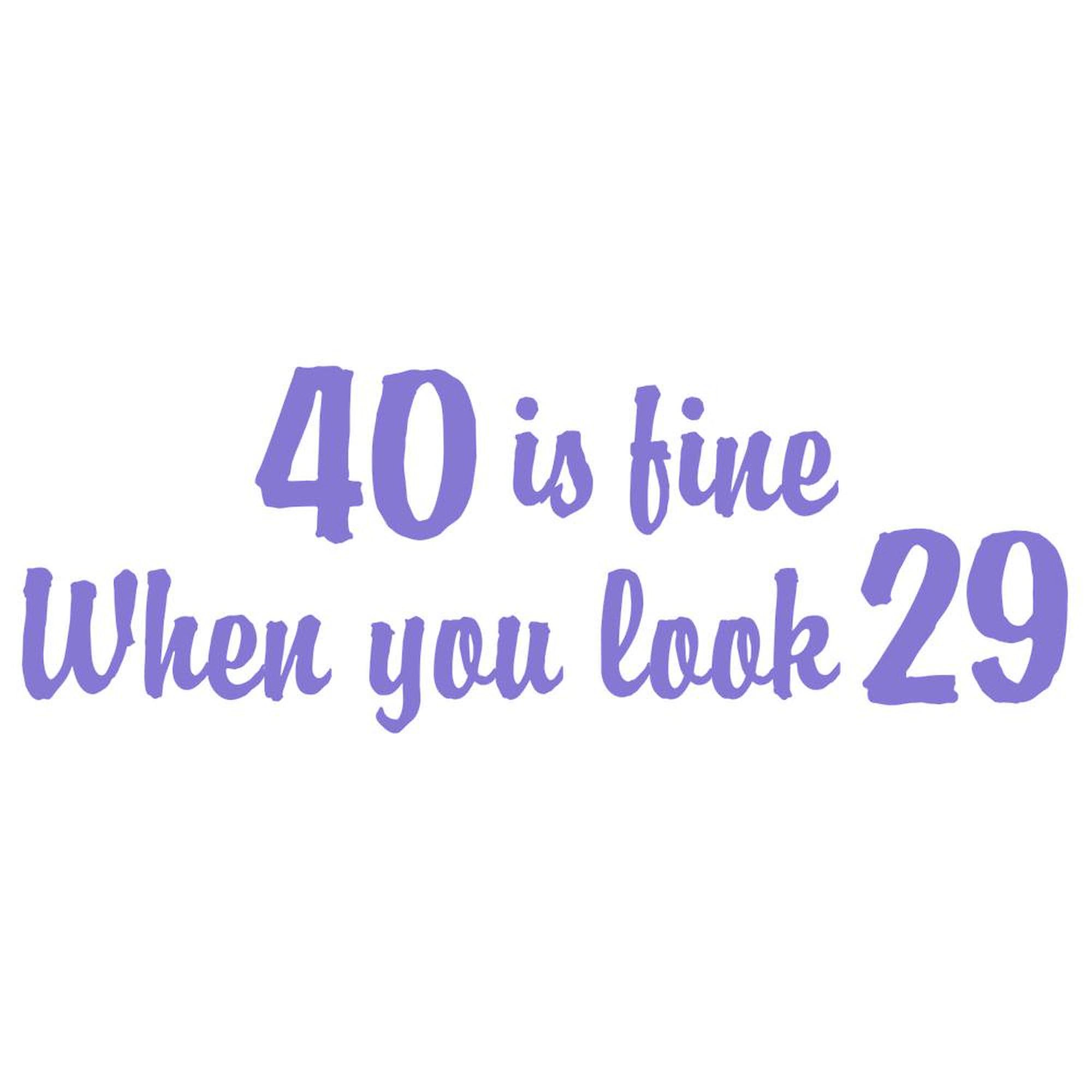 CafePress 40 Is Fine When You Look 29 Mug Ceramic Coffee Mug, Tea Cup 11 oz