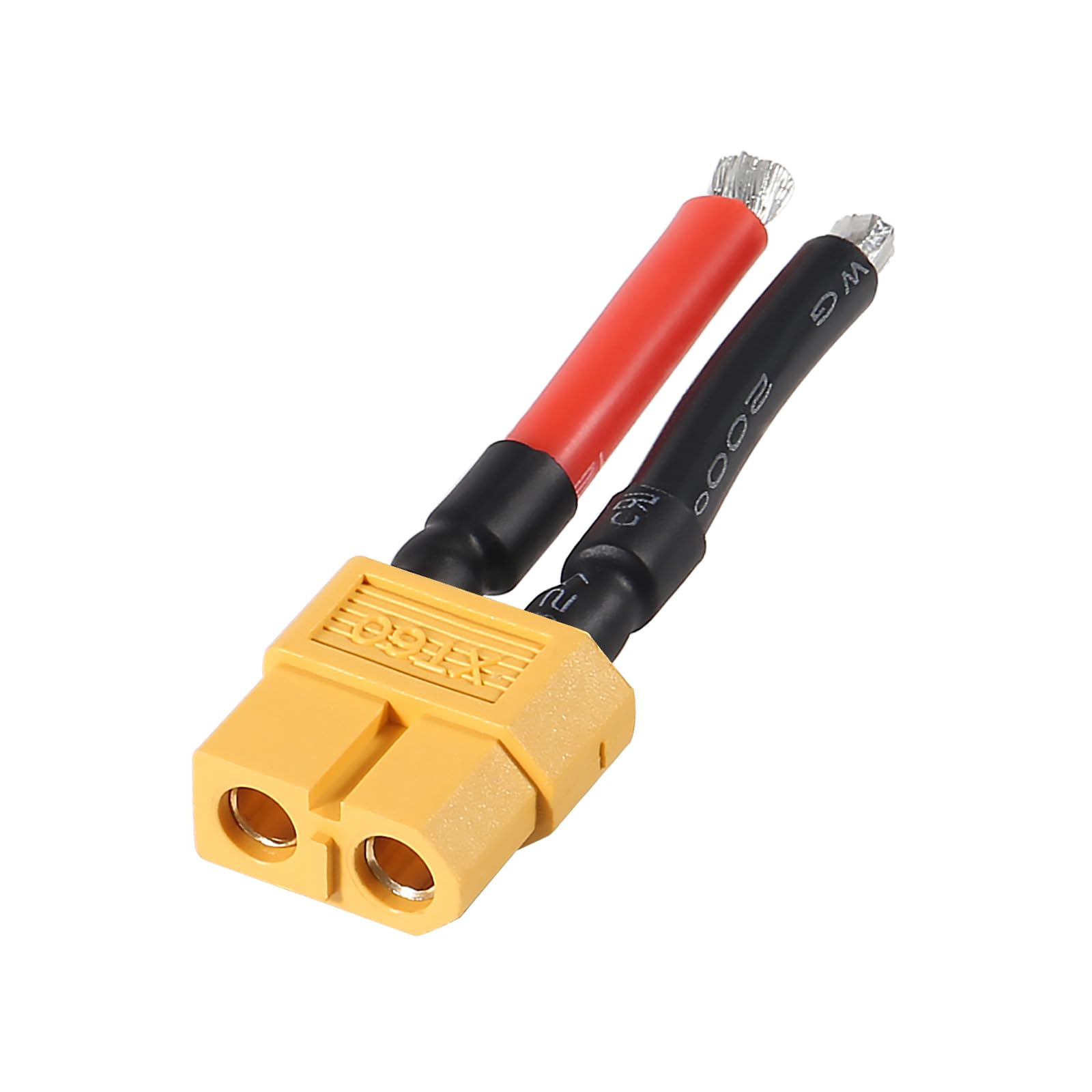 DIANN 5 Pairs XT60 Plug Female and Male Connector with 12AWG Silicon Wire for RC Lipo Battery Cable Drone