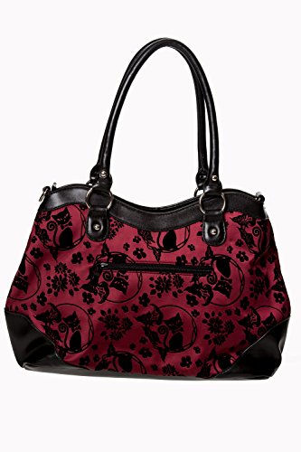 Lost Queen Women's Purse Handbag Shoulder Bag | Gothic Dark Goth Victorian (Call of the Phoenix Burgundy)