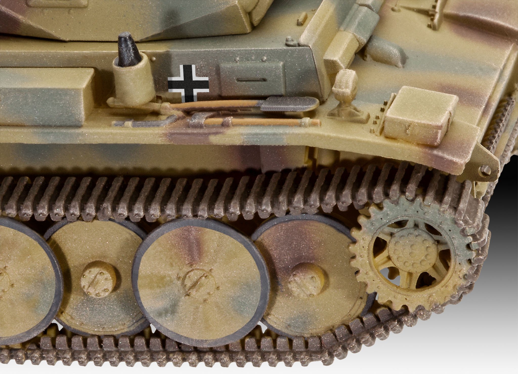 Revell RV03266 03266 Pzkpfw II Ausf. L. 'Luchs' (Sd.Kfz.123) 1: 72 Scale Model Kit, Various