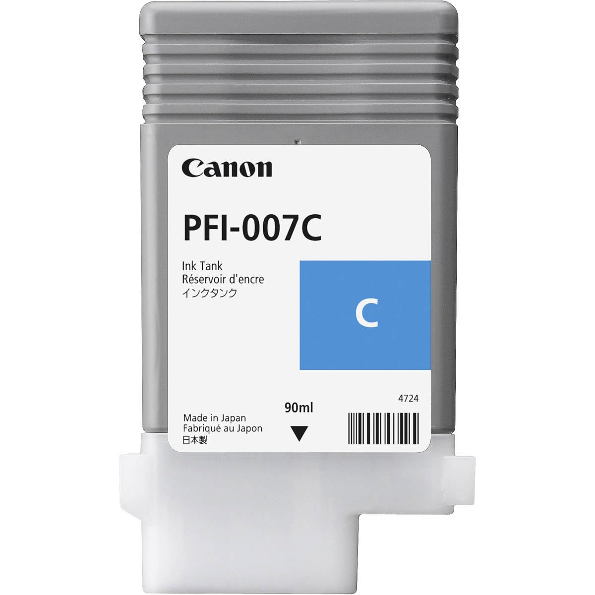 Canon 90ml Dye Ink Tank Bundle for imagePROGRAF iPF670E Printer, Consists of PFI007BK Black, PFI007C Cyan, PFI007M Magenta, PFI007MBK Matte Black, PFI-007Y Yellow