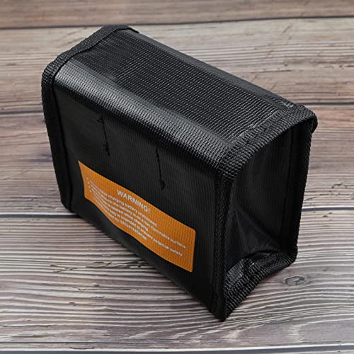 The Lord of the Tools Battery Explosion-proof Safety Bag Compatible with DJI Mini 3 Pro Drone Battery Safety Charging Storage Bag Replacement 121x95x63mm L Size