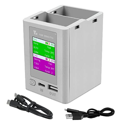 Portable Rapid PD Charger Charging Hub for Mini 3 Drone Light Weight Battery Charger Box USB Two Way Charger Quick Charger