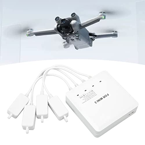 Drone Battery Charger, 8.5V 2.0A Output Portable 2 Modes Plastic Casing Safe Drone Battery Charging Hub for Mini 3 Pro (US Plug)