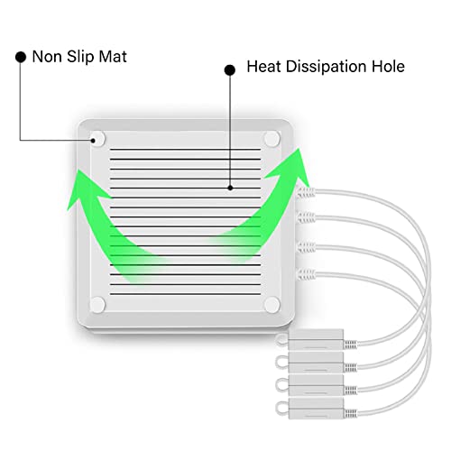 Drone Battery Charger, 8.5V 2.0A Output Portable 2 Modes Plastic Casing Safe Drone Battery Charging Hub for Mini 3 Pro (US Plug)