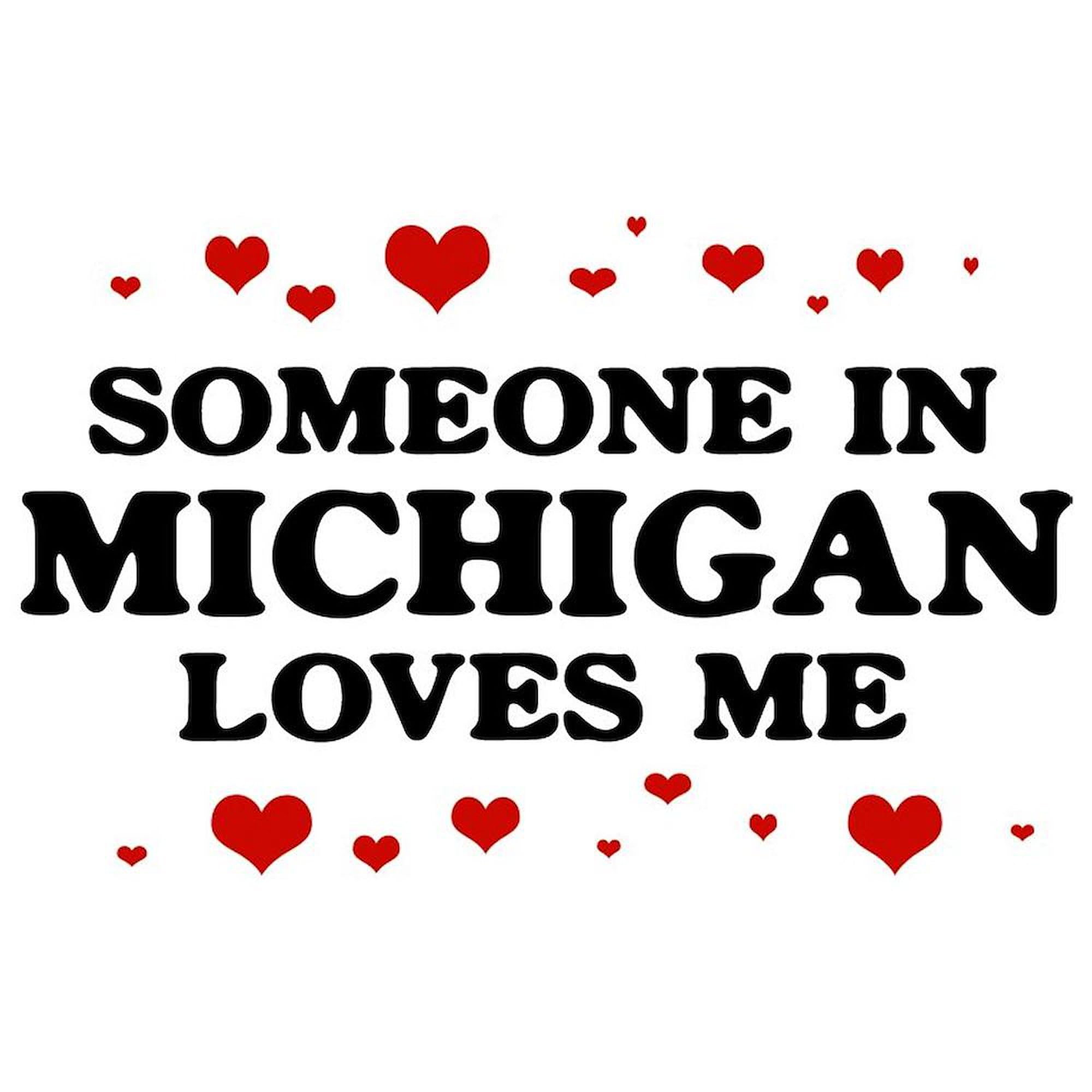 CafePress Loves Me In Michigan Mug Ceramic Coffee Mug, Tea Cup 11 oz