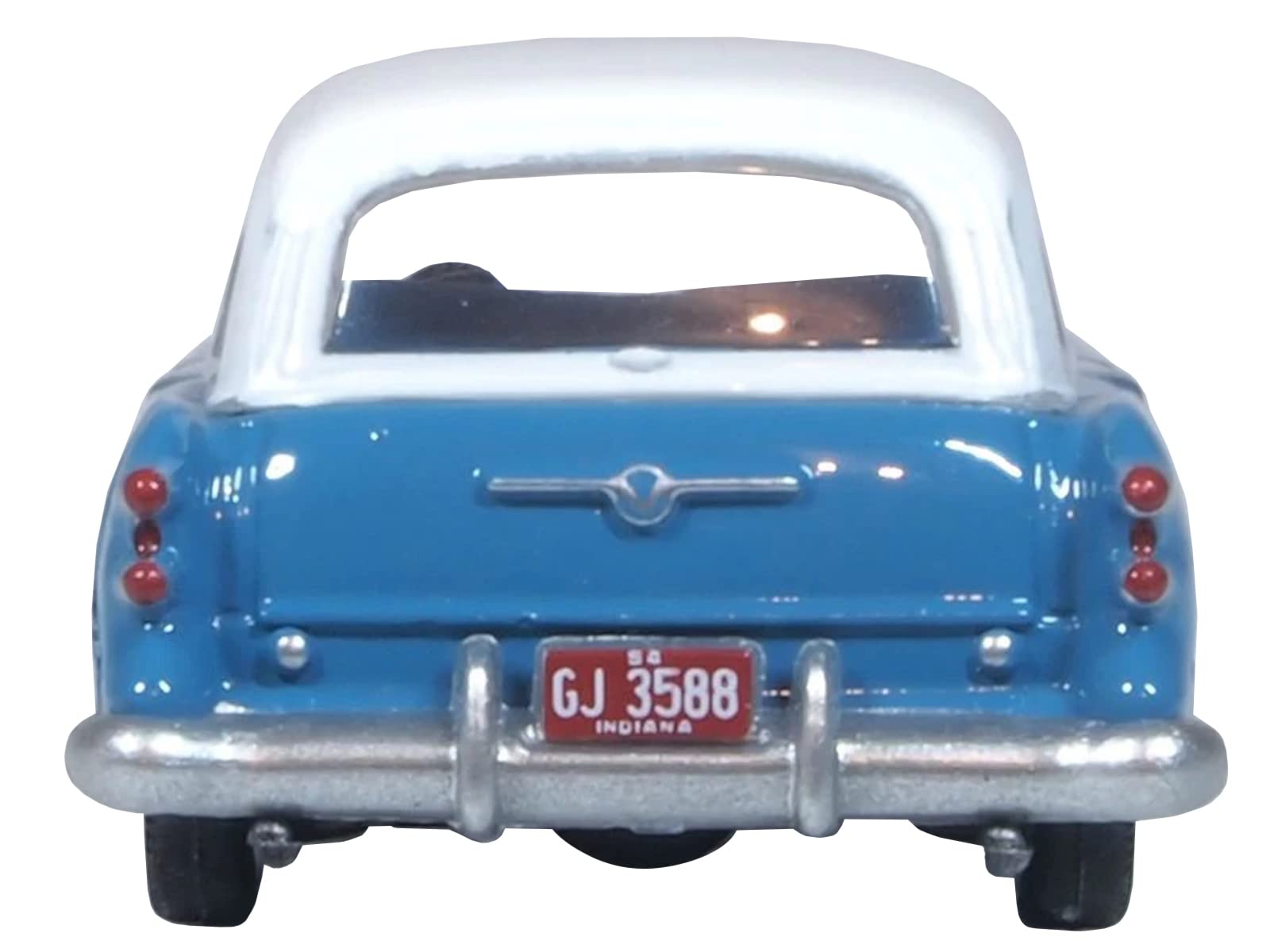 Century Estate Wagon Ranier Blue and Arctic White 1/87 (HO) Scale Diecast Model Car by Oxford Diecast 87BCE54001
