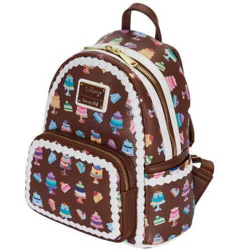 Loungefly Disney Princess Cakes Womens Double Strap Shoulder Bag Purse