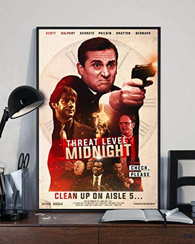Threat Level Mid.Night Movie TV Poster Hot - No Frame (24 x 36)