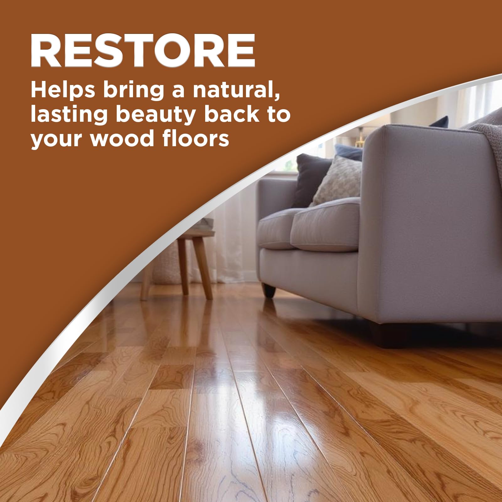 Weiman Wood Floor Polish and Restorer 32 Ounce (2 Pack) - High-Traffic Hardwood Floor, Natural Shine, Removes Scratches, Leaves Protective Layer