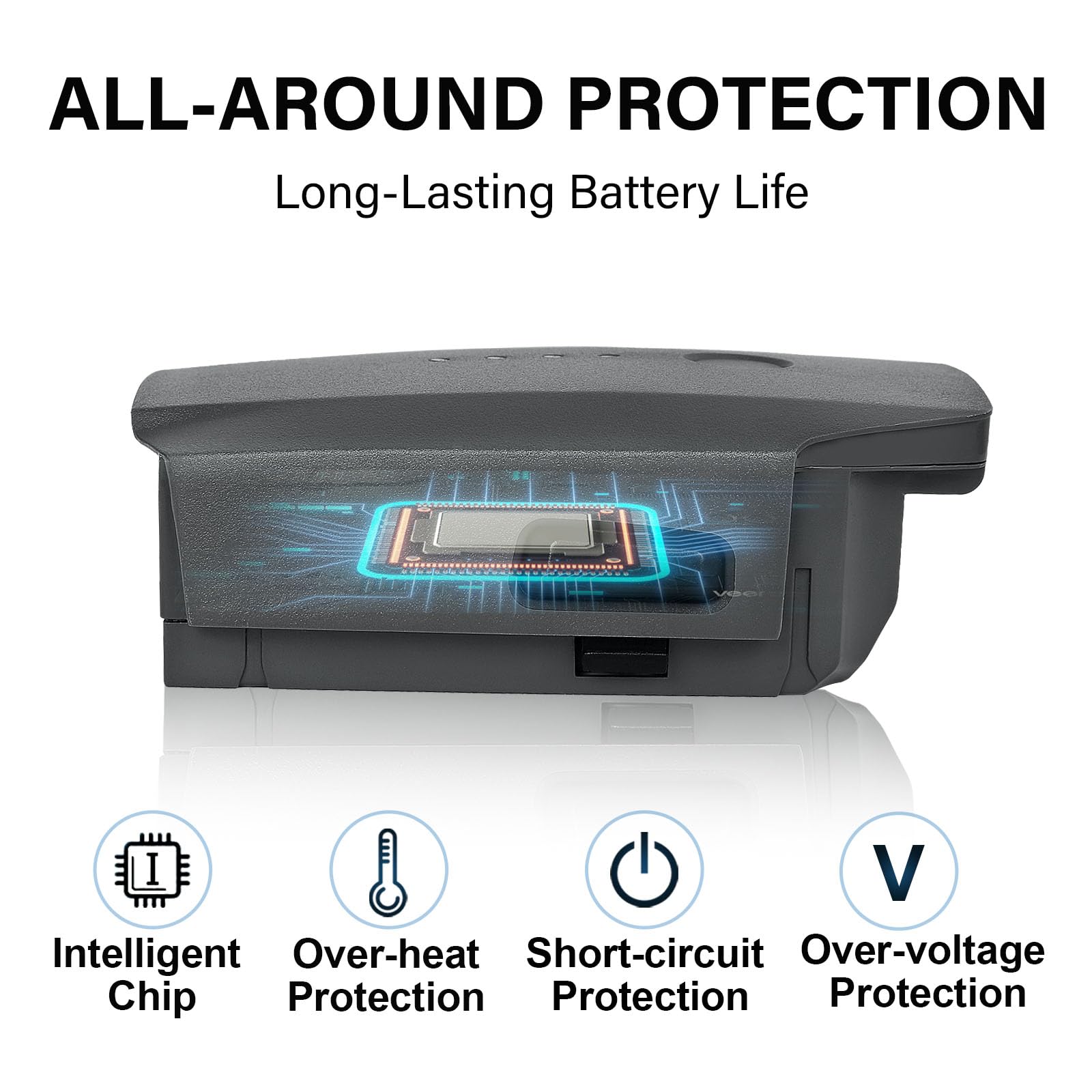 Satonaka 2 Pack Mavic Pro Battery, FB1-3830mAh-11.4V Intelligent Flight Replacement Batteries for DJI Mavic Pro, DJI Mavic Pro Platinum, DJI Mavic Pro Alpine White(Not for Mavic 2 Drone)