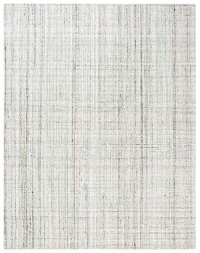SAFAVIEH Abstract Collection 8' x 10' Green / Sage ABT143Y Handmade Area Rug