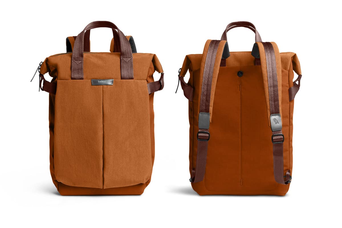Bellroy Tokyo Totepack, water-resistant woven convertible backpack and tote bag - RangerGreen
