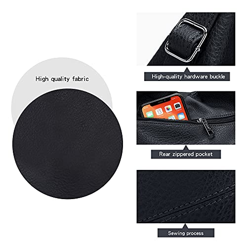 Purse for Women Convertible Backpack Purses and Handbags - Black