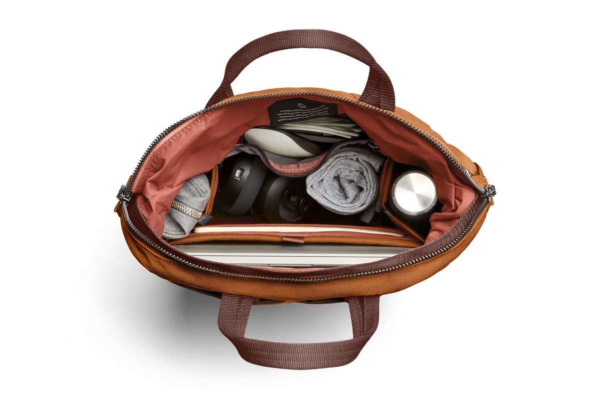 Bellroy Tokyo Totepack, water-resistant woven convertible backpack and tote bag - RangerGreen