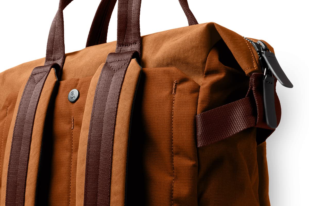 Bellroy Tokyo Totepack, water-resistant woven convertible backpack and tote bag - RangerGreen