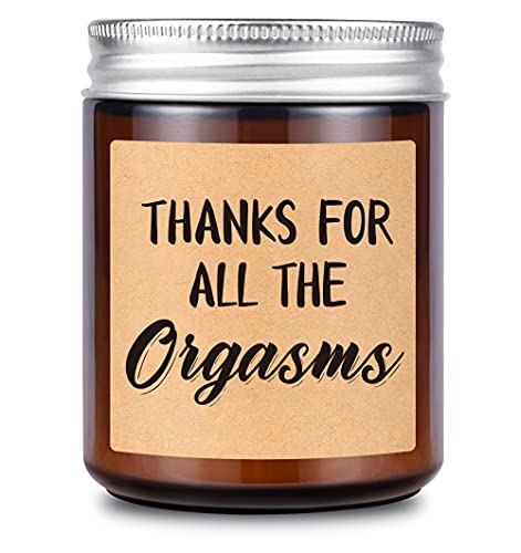 Lavender Scented Candles - Funny Gifts for Husband Men, Anniversary, Naughty Gift for Him, Birthday Gifts for Boyfriend, Engagement Gifts for Fiance, Housewarming Gifts for Friend