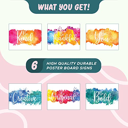 L&O Goods Motivational Posters | Set Of 10 Inspirational Wall Decor | 8.5x11 inches | Home Decor