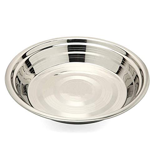 Atta Parant Parat Dough Maker Dough Mixer Indian Style Regular Use Flour Kneading | Atta Parat Kitchen Use | Stainless Steel AttaParat - Silver (Stainless Steel, 16 Inch)