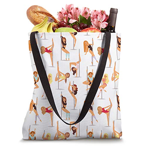 Pole Dancer Gifts Pole Dancing Fitness Sexy Workout Cardio Tote Bag