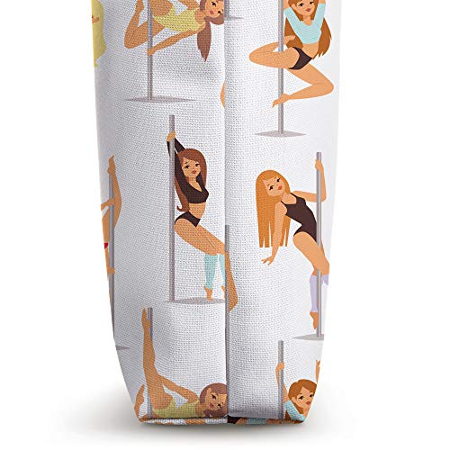 Pole Dancer Gifts Pole Dancing Fitness Sexy Workout Cardio Tote Bag