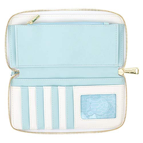 Loungefly Disney Winnie The Pooh Balloon Friends Zip Around Faux Leather Wallet