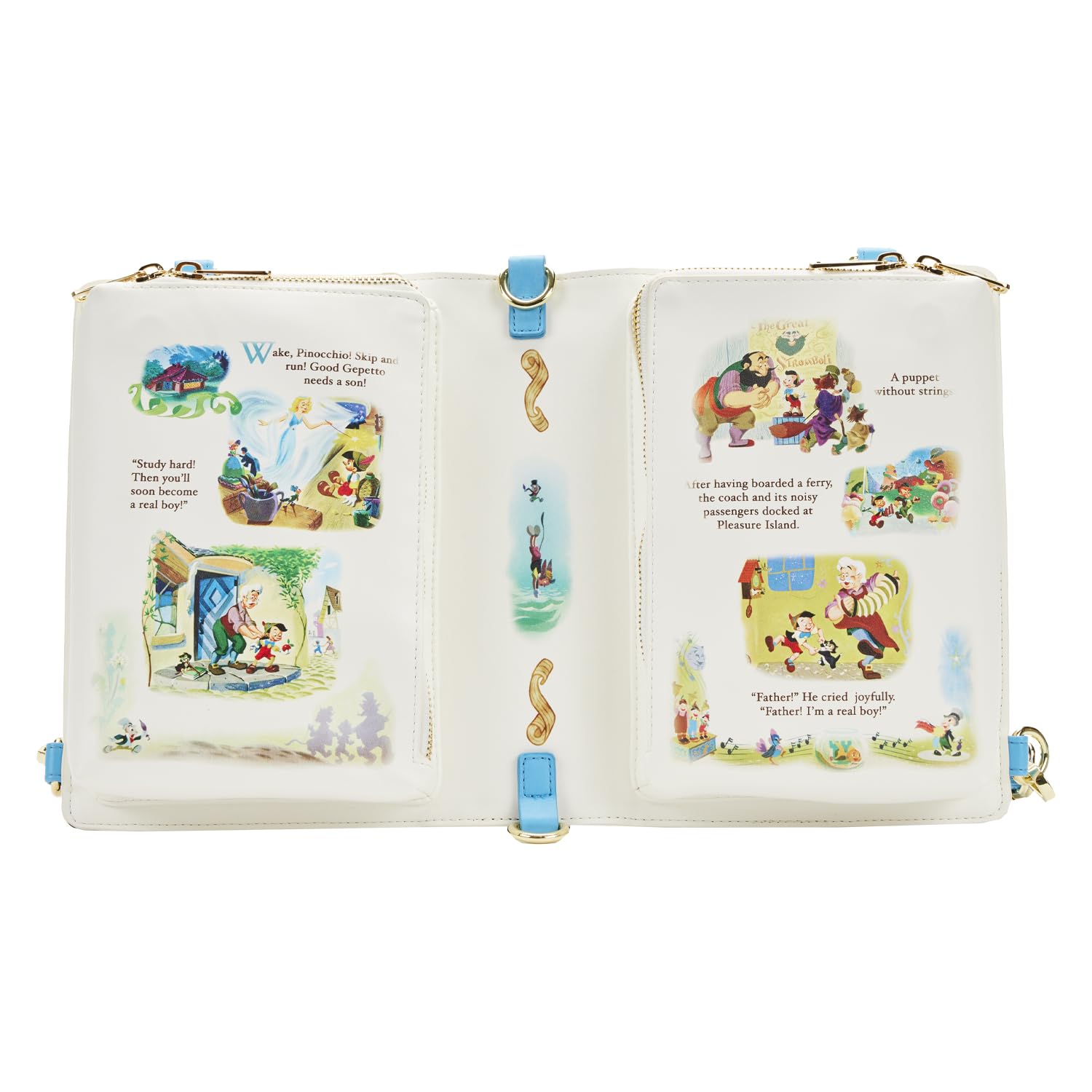 Loungefly Disney Classic Books Pinocchio Backpack Standard