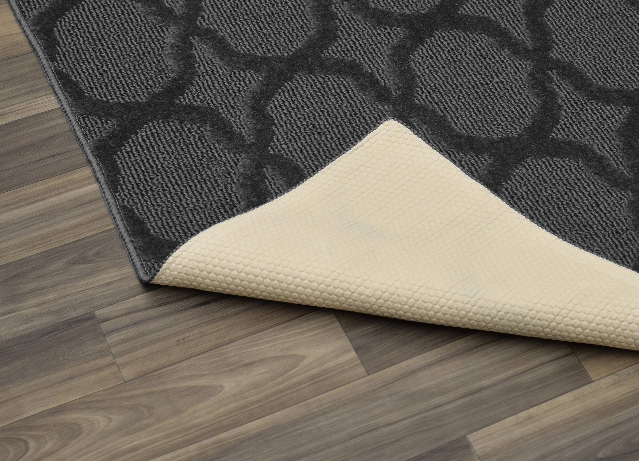 Garland Rug Sparta Non Slip Polypropylene 9 Ft. X 12 Ft. Cinder Gray Area Rug- Ideal for Living Rooms & Hallways, Stylish & Durable for High-Traffic Areas