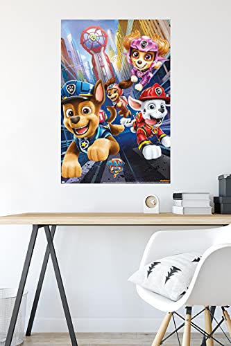 Trends International Nickelodeon Paw Patrol Movie-Action Wall Poster, 22.375" x 34", Premium Unframed Version