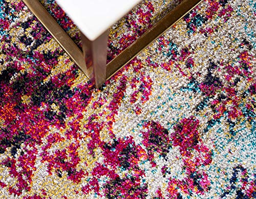 Rugs.com El Paso Collection Rug β 9'x12' Multi Medium Rug Perfect for Living Rooms,Large Dining Rooms,Open Floorplans,Multicolor