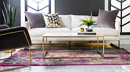 Rugs.com El Paso Collection Rug β 9'x12' Multi Medium Rug Perfect for Living Rooms,Large Dining Rooms,Open Floorplans,Multicolor