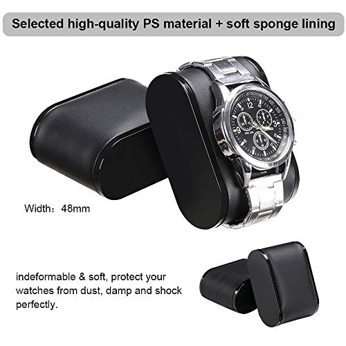 BEWISHOME 12 Watch Box with Valet Drawer, Luxury Watch Case,Watch Organizer for Mens Accessories with Real Glass Top,Metal Hinge, Brown SSH02Y