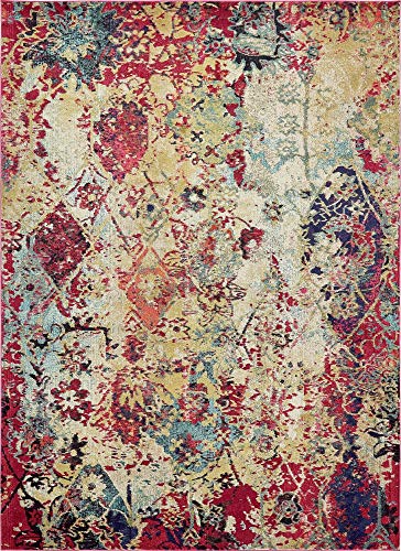 Rugs.com El Paso Collection Rug β 9'x12' Multi Medium Rug Perfect for Living Rooms,Large Dining Rooms,Open Floorplans,Multicolor