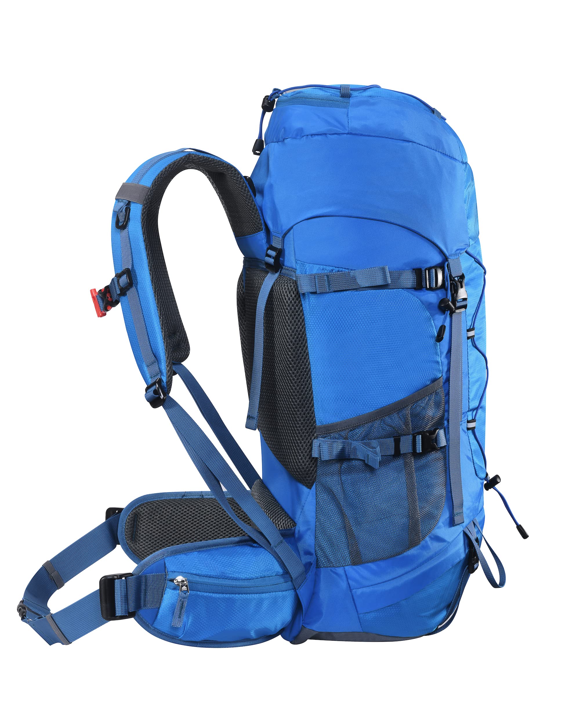Shanyk 55L Hiking Backpack Backpack with Rain Cover for Camping Backpacking Travel and Adventure