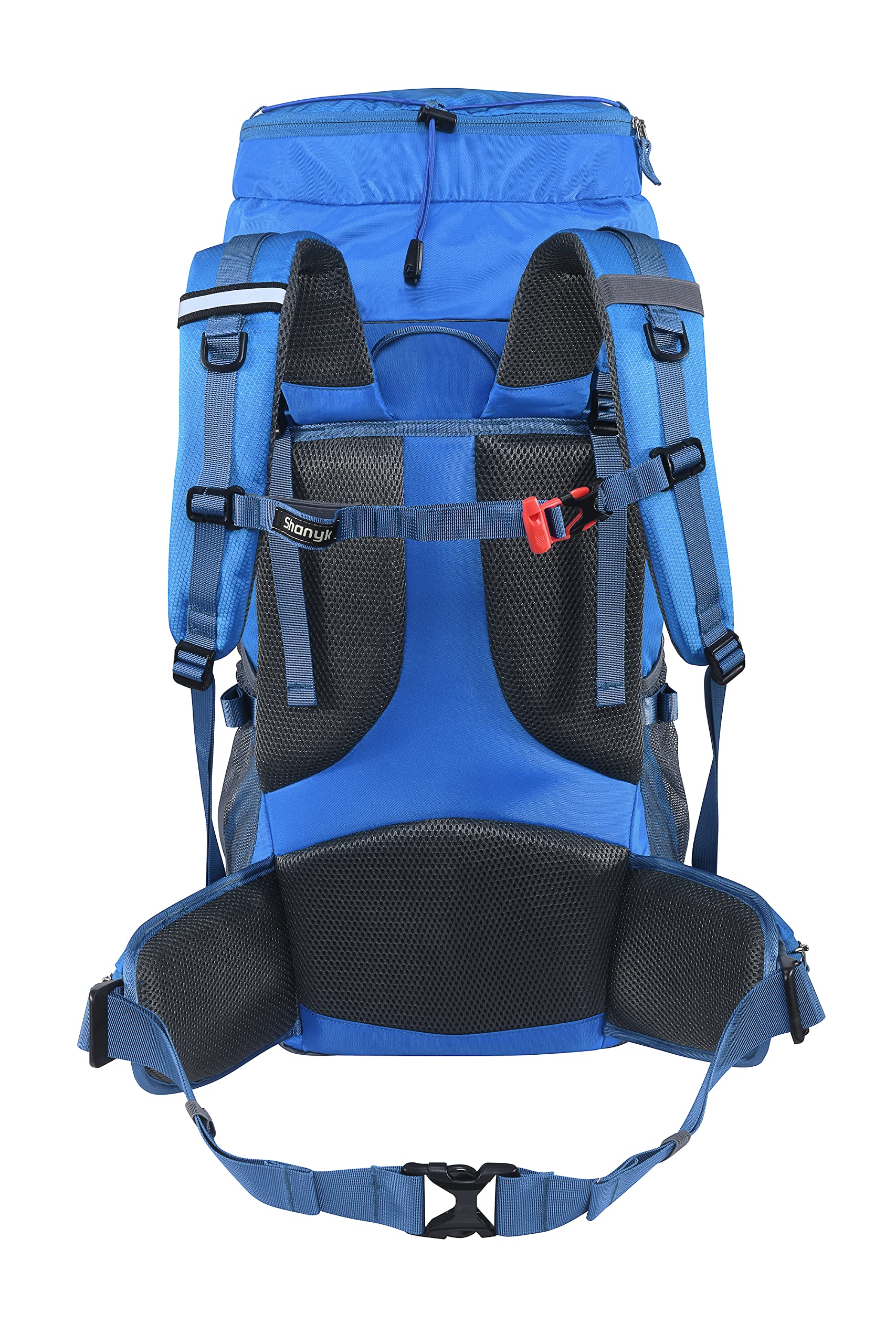 Shanyk 55L Hiking Backpack Backpack with Rain Cover for Camping Backpacking Travel and Adventure