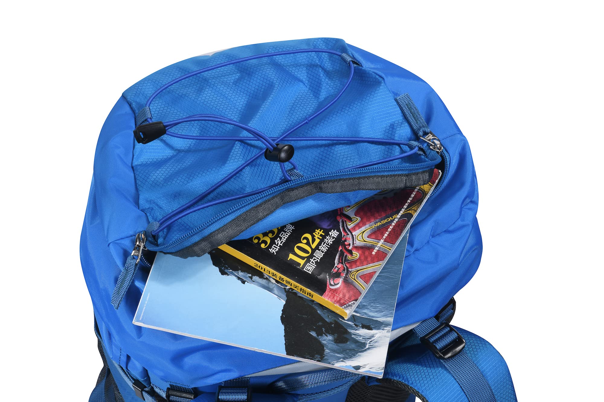 Shanyk 55L Hiking Backpack Backpack with Rain Cover for Camping Backpacking Travel and Adventure