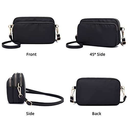 MINTEGRA Crossbody Bag for Women, Lightweight Purses Nylon Small Shoulder Bag Satchel