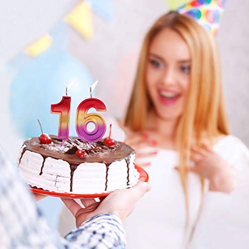 GET FRESH Number 10 Birthday Candle β Rainbow Number 10 Candle on Sticks β Rainbow Number Ten Candles for Birthday Anniversary β 10th Birthday Candle for Cake Decoration β Multicolor Ten Cake Candle