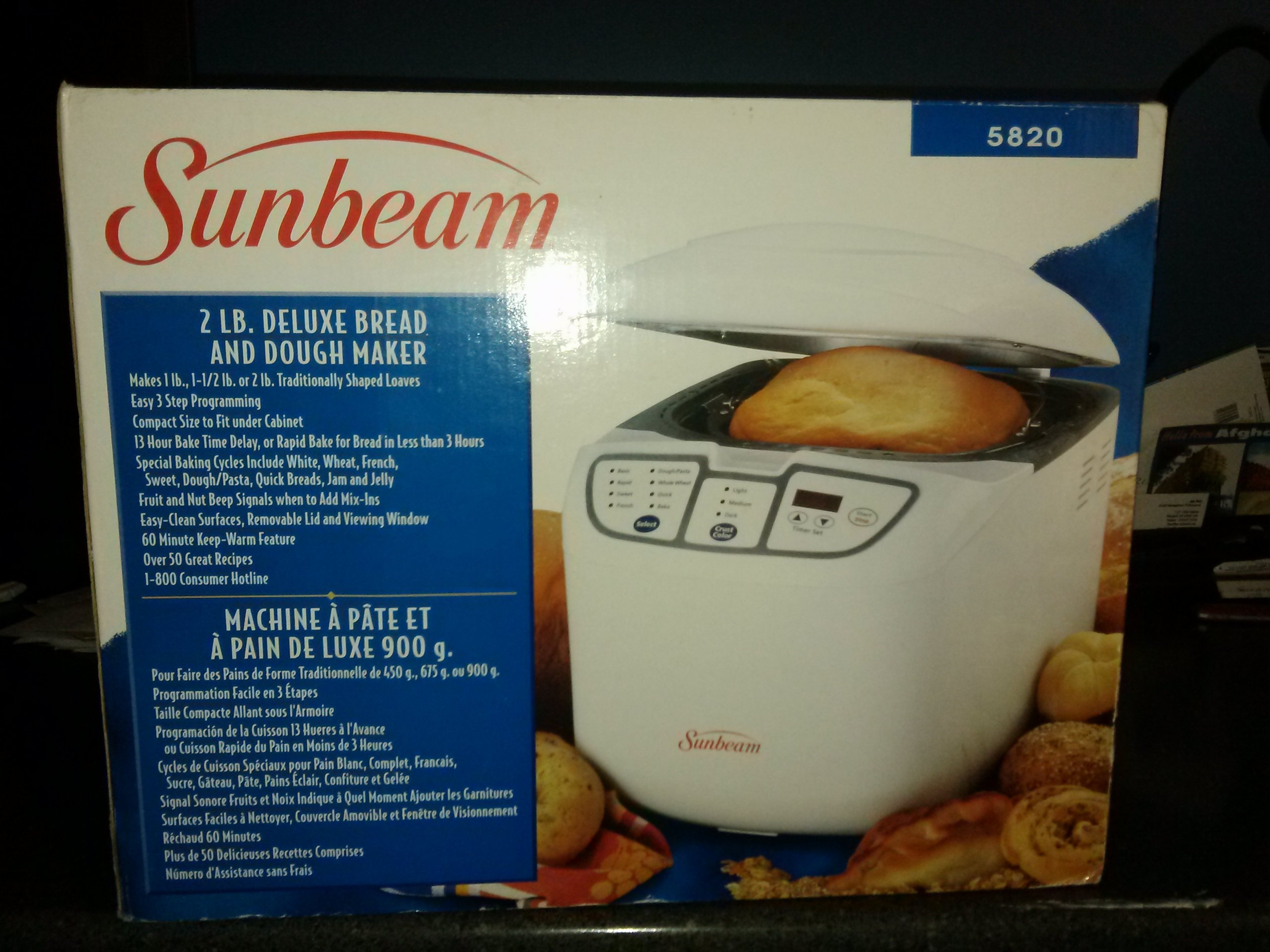 Sunbeam 2 lb. Deluxe Bread and Dough Mixer
