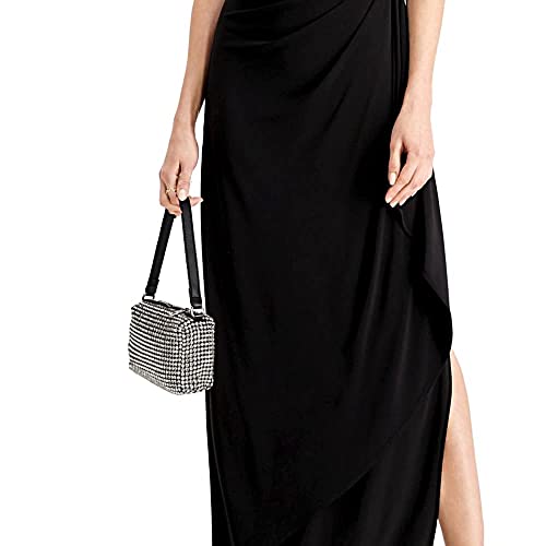 Eiyye Crystal Rhinestone Crossbody Bag Women's Evening Bag Rhinestone Black Shoulder Bag For Party Wedding Handbags