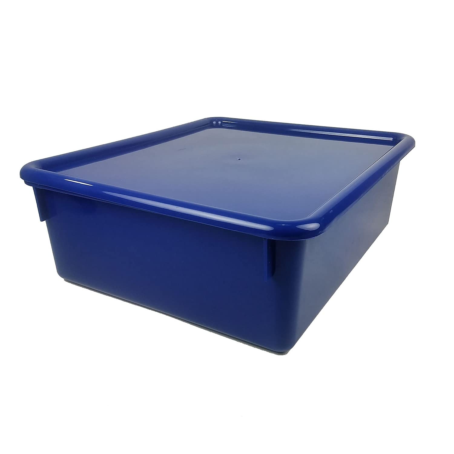 Romanoff, Blue Double Stowaway Tray with Lid