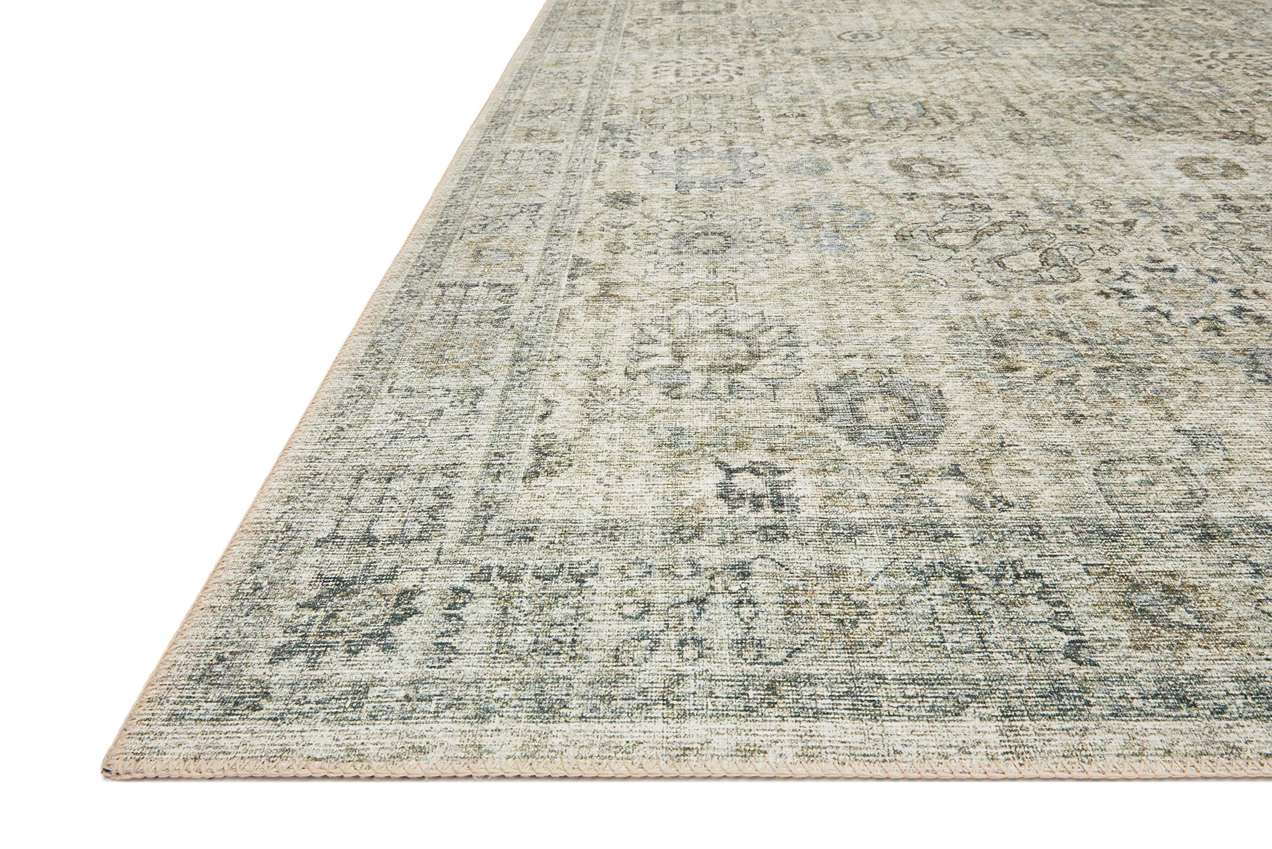 Loloi II Skye Collection SKY-14 Natural/Sage 9'-0" x 12'-0" Area Rug