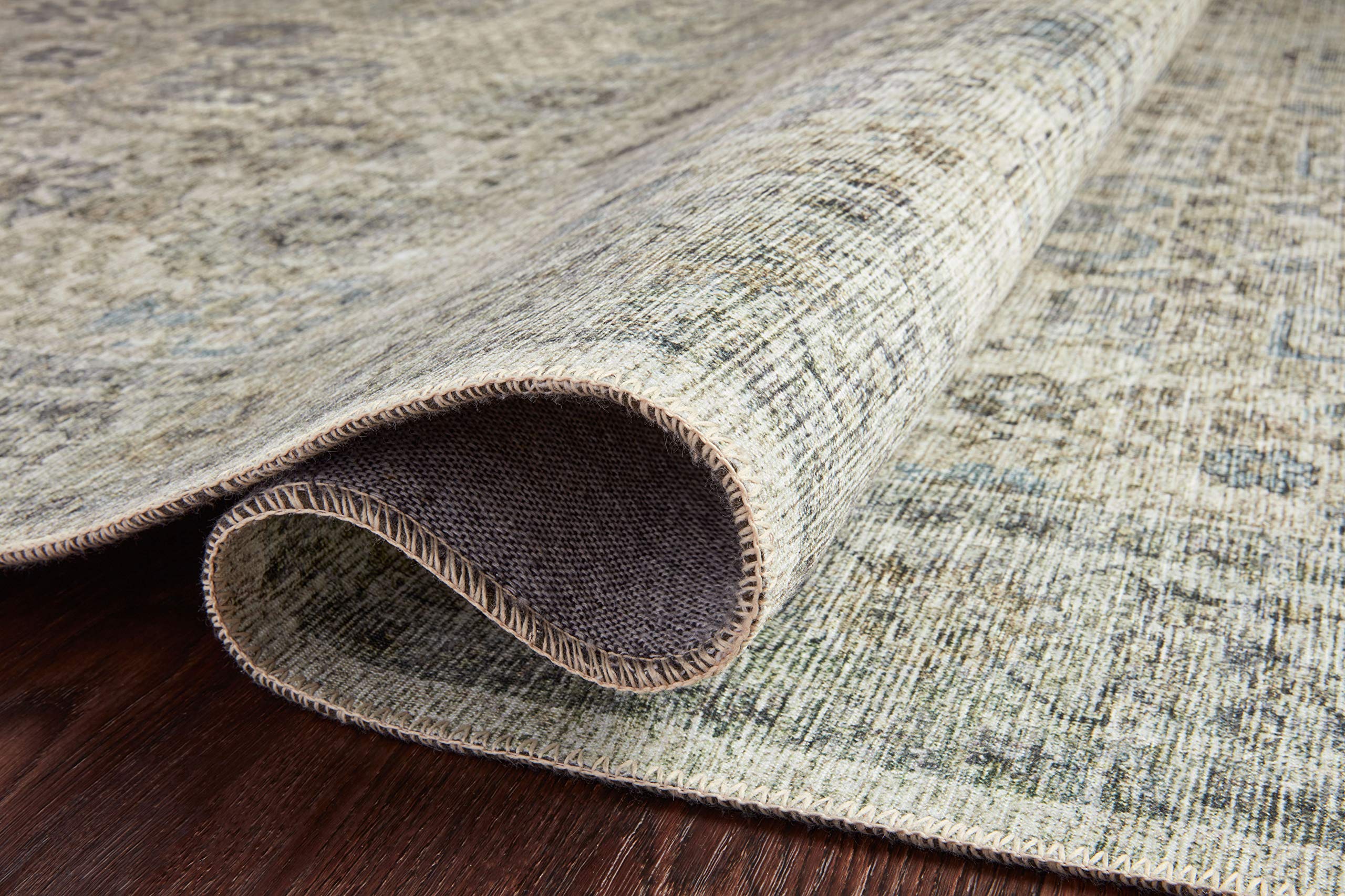 Loloi II Skye Collection SKY-14 Natural/Sage 9'-0" x 12'-0" Area Rug