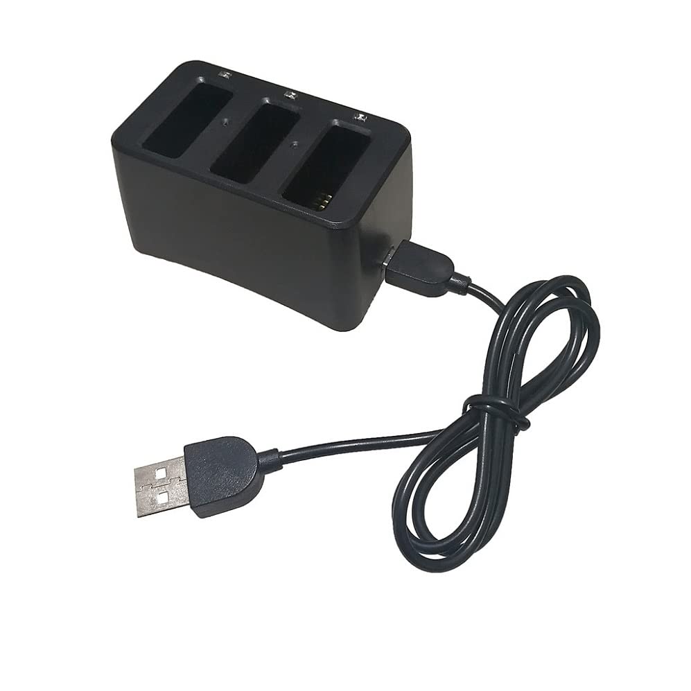 Accessories 2PCS 3.8V 1100mAh Lithium Battery with 3-in-1 Charger for DJI Tello Remote Control Drone