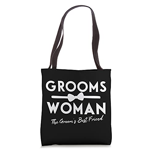 Groomswoman The Groom's Best Friend Bridal Party Wedding Tote Bag
