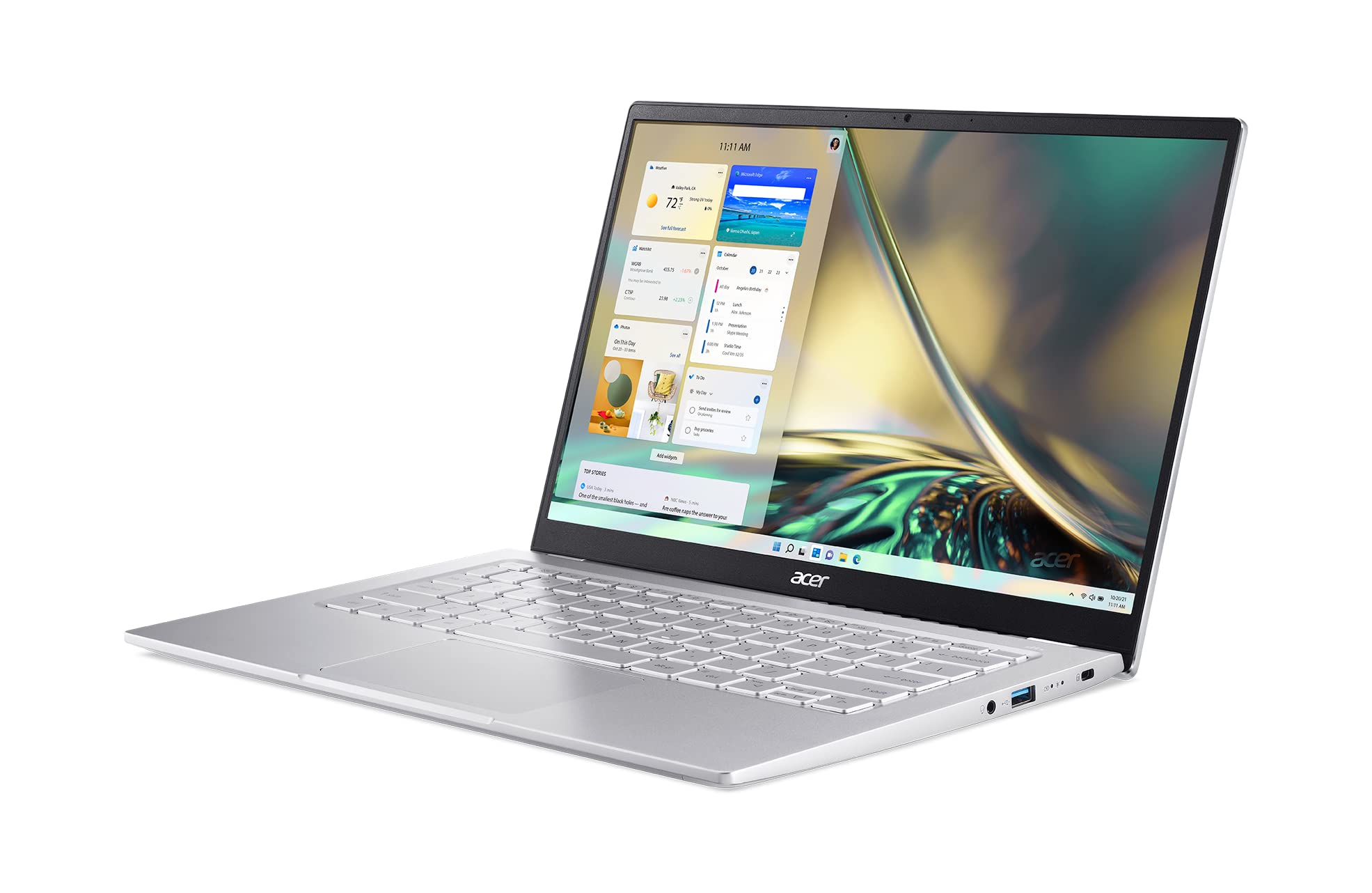 Acer Swift 3 SF314-44-R3ZM Laptop | 14" Full HD IPS | 100% sRGB | AMD Ryzen 5 5625U Hexa-Core Processor | AMD Radeon Graphics | 16GB LPDDR4X | 512GB SSD | Wi-Fi 6E | Backlit Keyboard | Windows 11