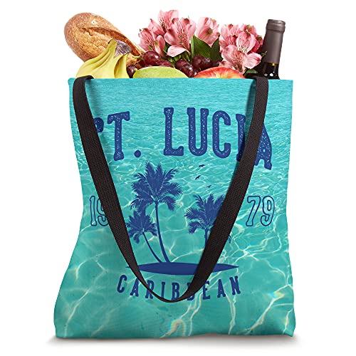 St. Lucia Caribbean Tote Bag