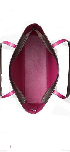 Kate Spade Lawton Way Rose Tote Chocolate Cherry