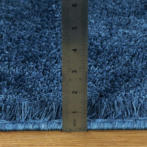 IMINROME Area Rugs 9x12 Modern Plush Large Rug Solid Rug Super Soft Rug Fluffy Shag Carpet Large Fuzzy Plush Throw Rug,Large Shaggy Floor Big Carpets for Bedroom Kids Home Decor